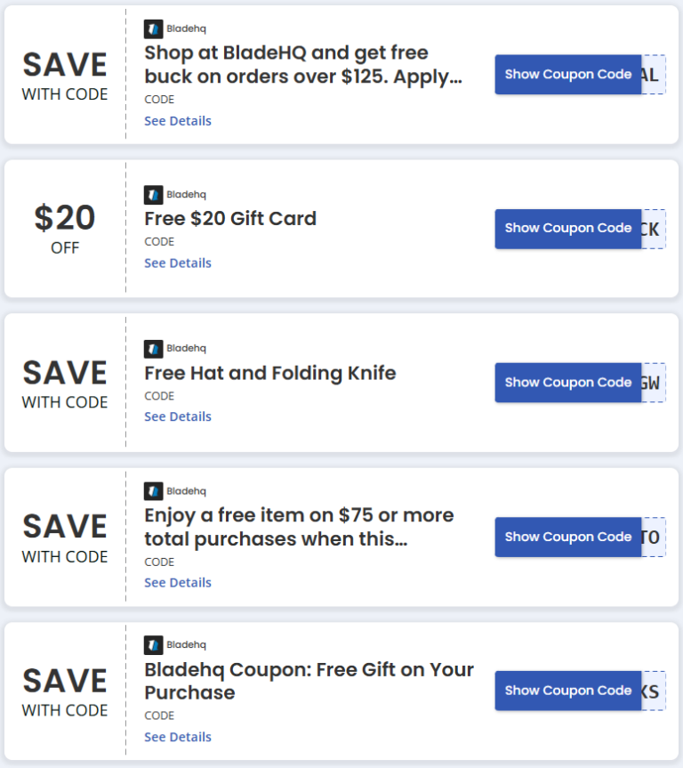 Blade HQ Coupon Codes – Your New Best Friend - Knife Life